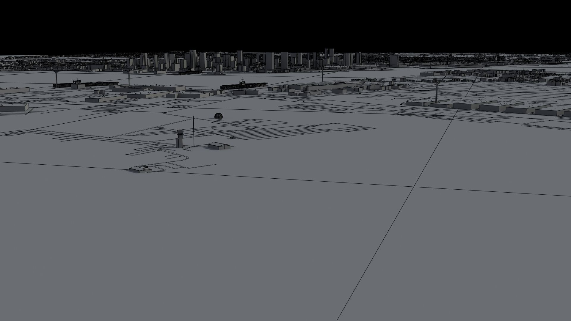 3D model Military Naval Base VR / AR / low-poly | CGTrader