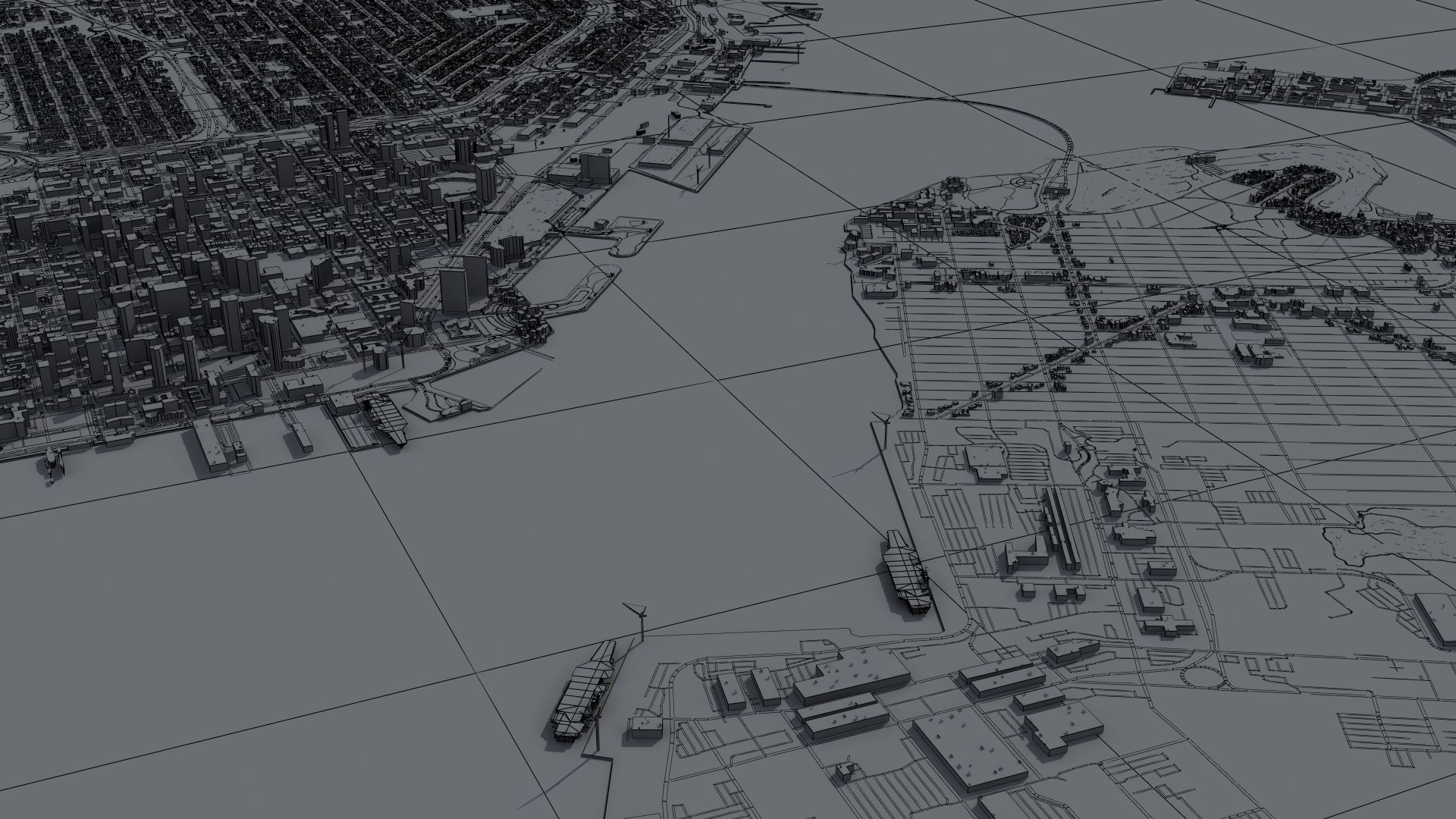 3D model Military Naval Base VR / AR / low-poly | CGTrader