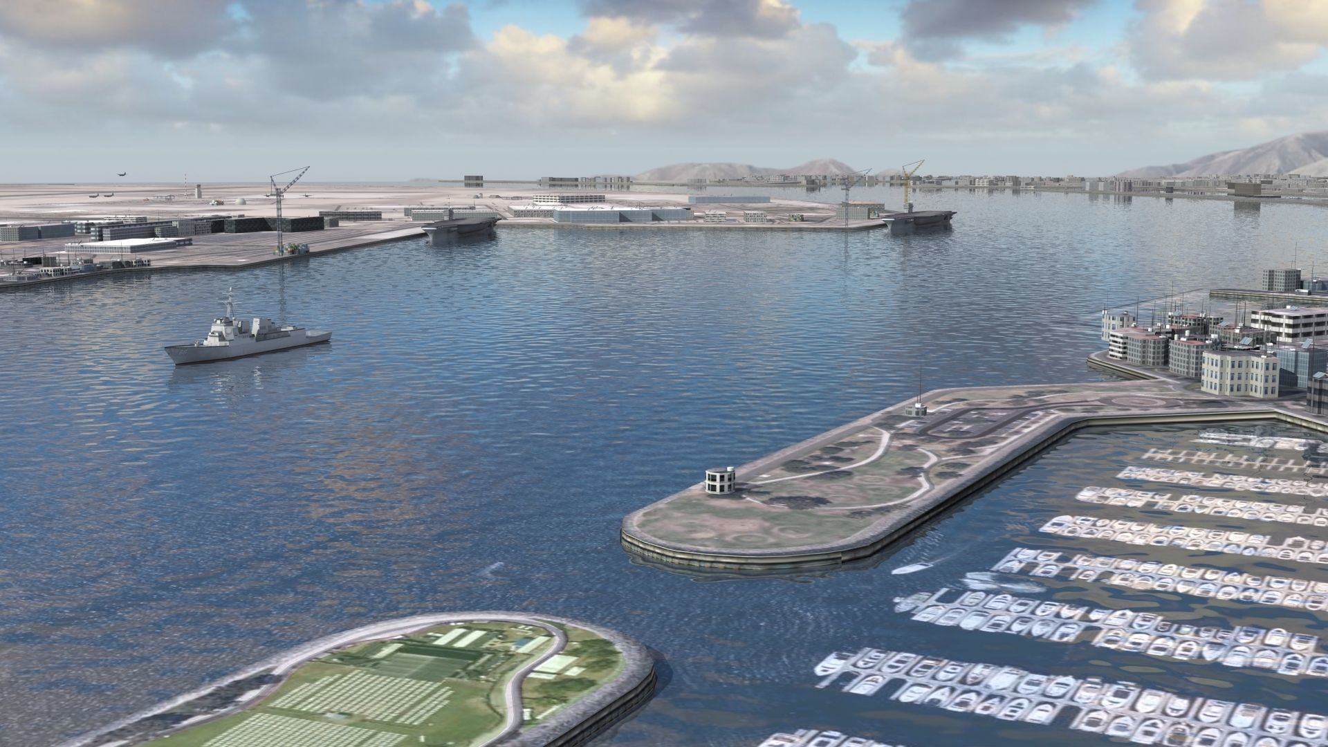 3D model Military Naval Base VR / AR / low-poly | CGTrader