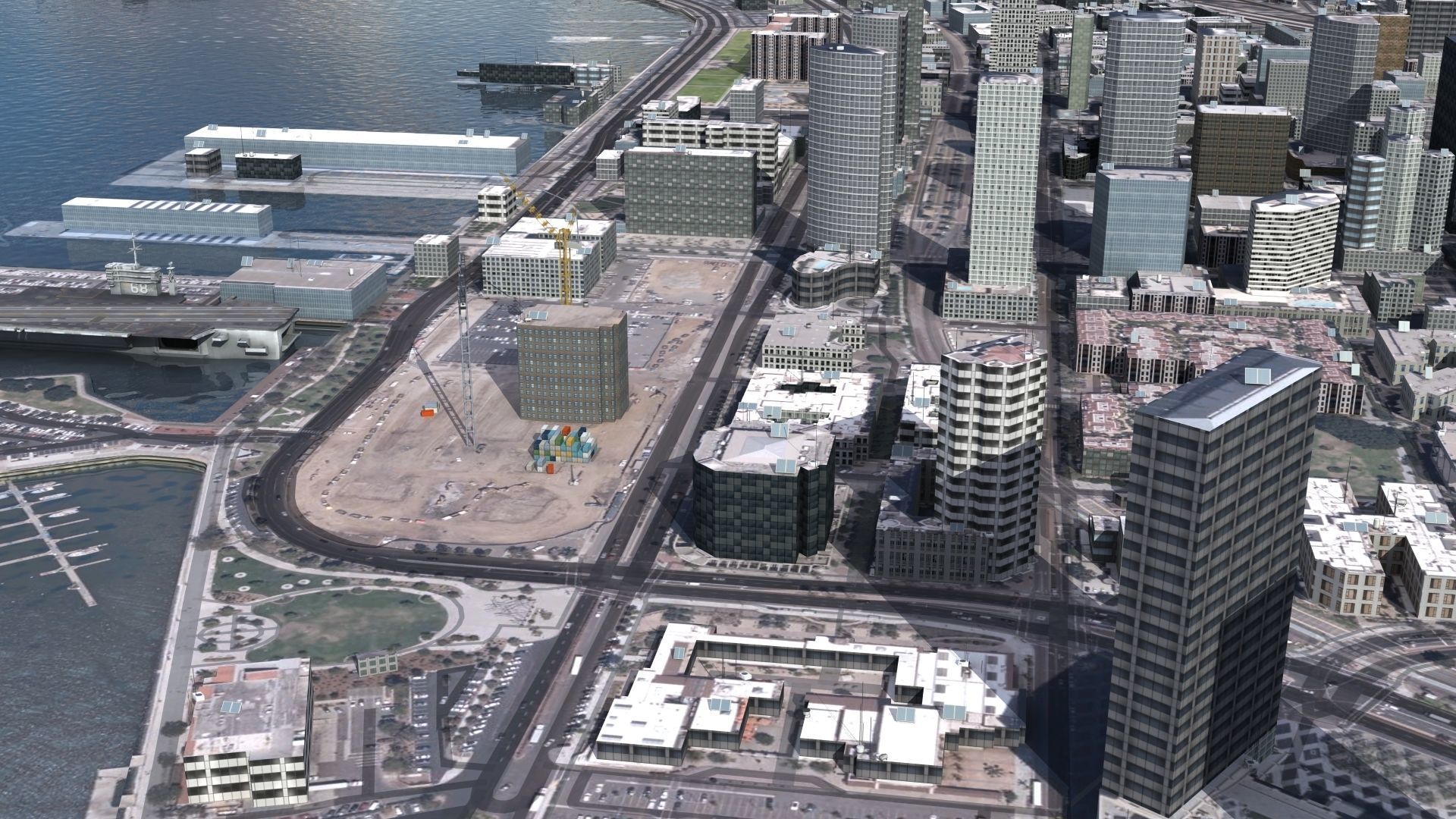 3D model Military Naval Base VR / AR / low-poly | CGTrader