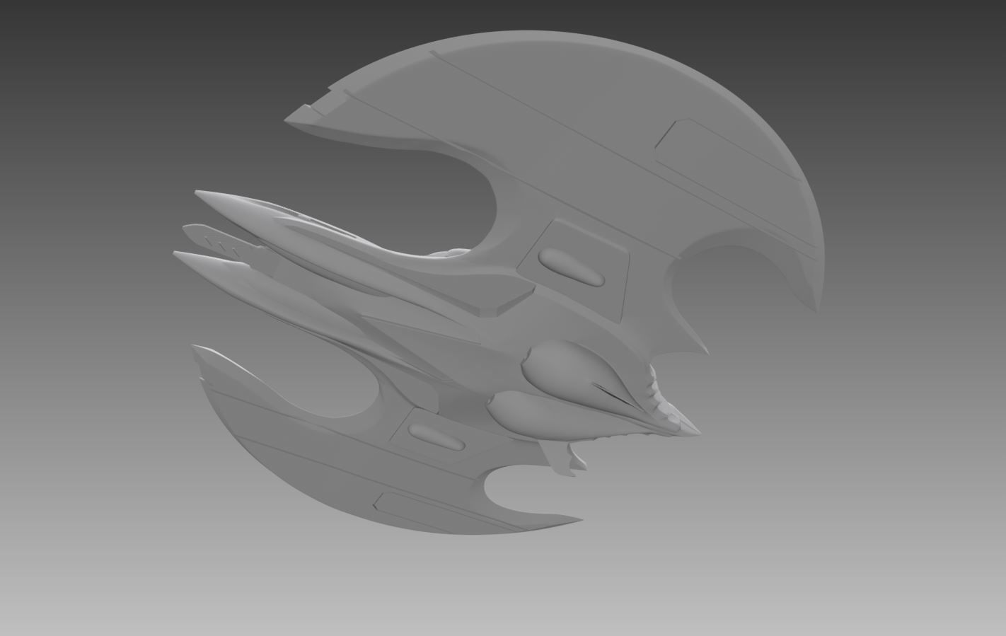 Batwing Scale model 3D model 3D printable | CGTrader