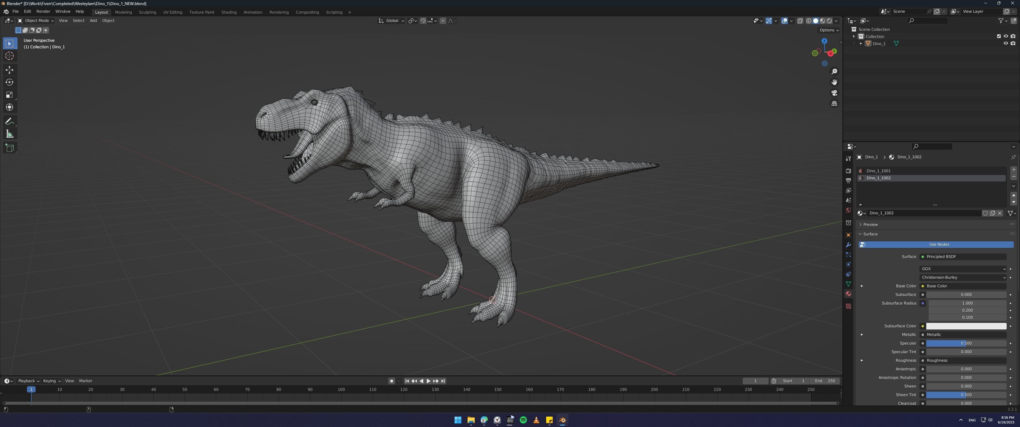 3D model Tyrannosaurus Rex 3D Model - Realistic and Versatile VR / AR ...