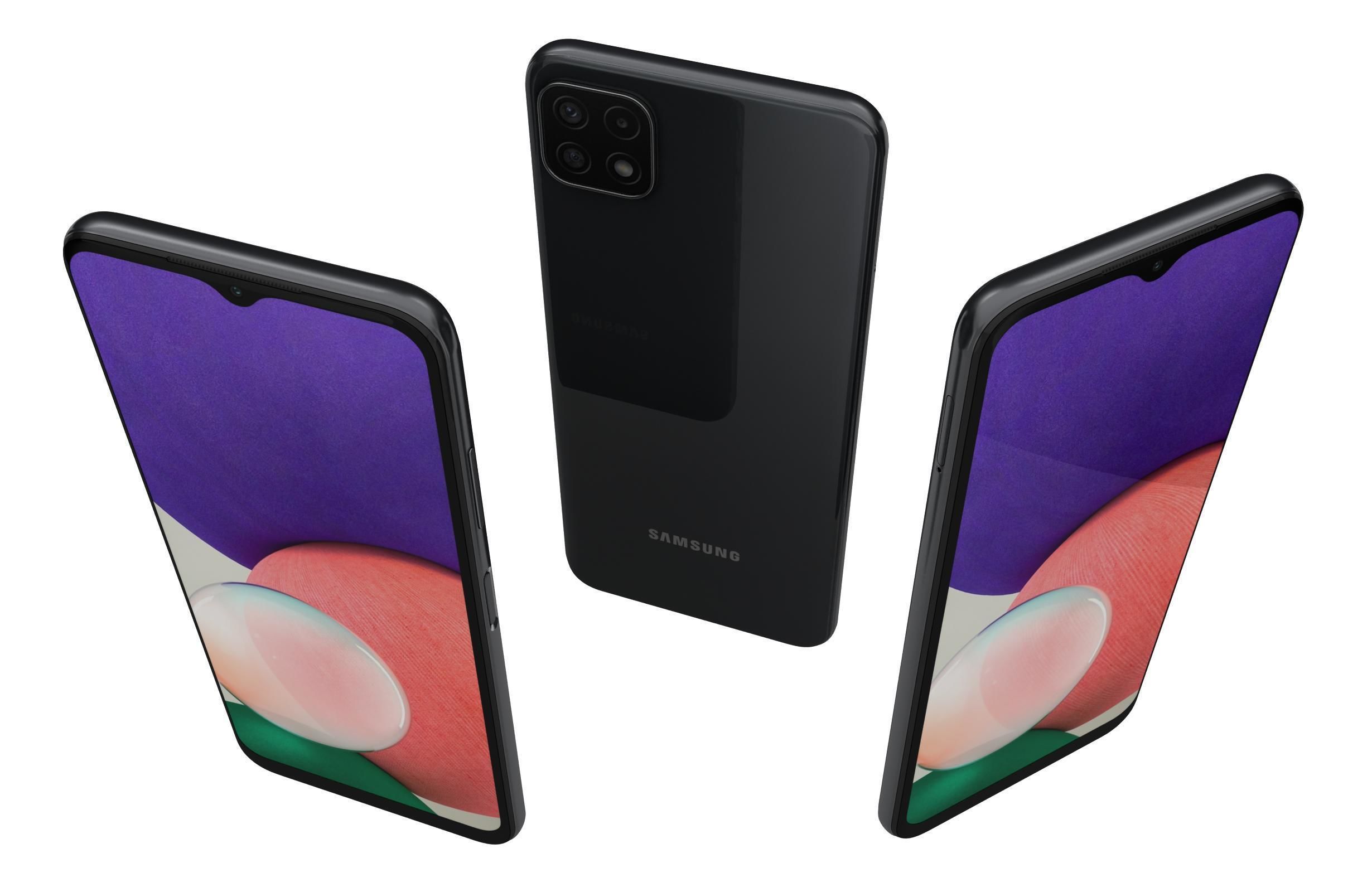 Samsung Galaxy A22 5G Gray 3D model | CGTrader