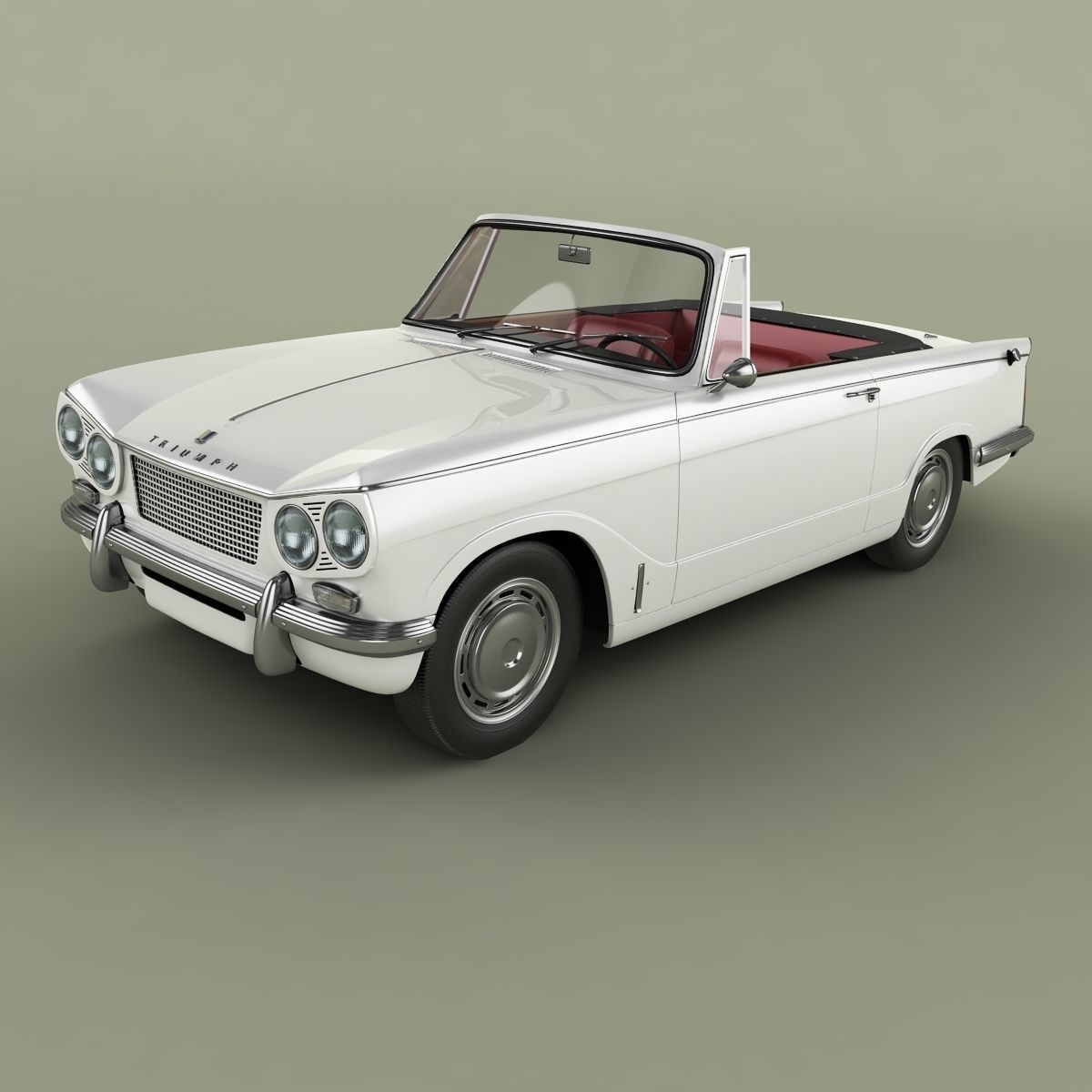 Triumph Vitesse Convertible 3D model | CGTrader