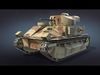 3D Model Collection Inter-war Period Tanks Set VR / AR / low-poly ...