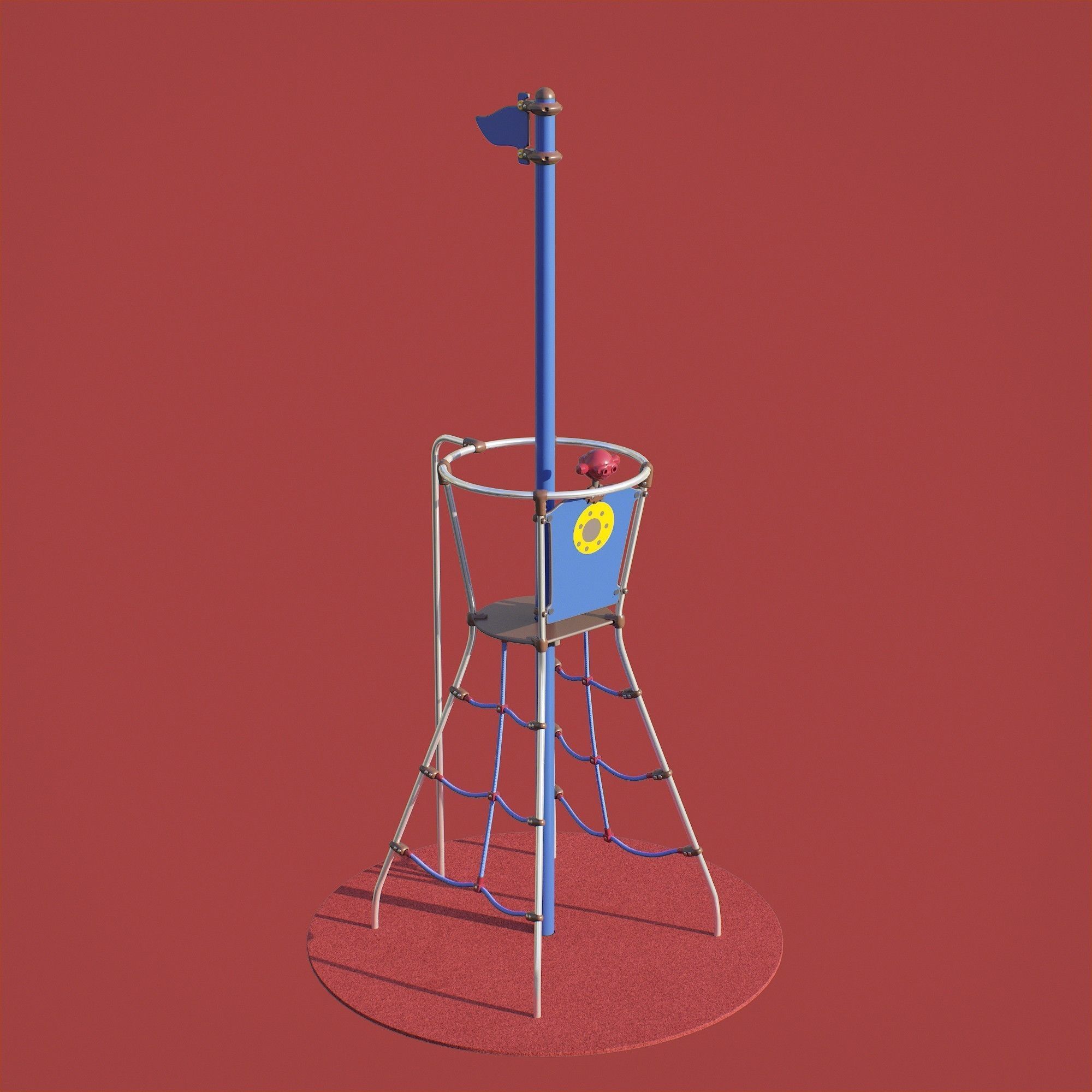 kids playground THE LOOK-OUT POST JMA-0516 3D model | CGTrader