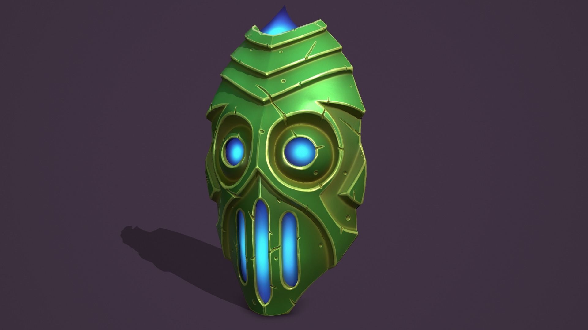 3D model Lava mask VR / AR / low-poly | CGTrader