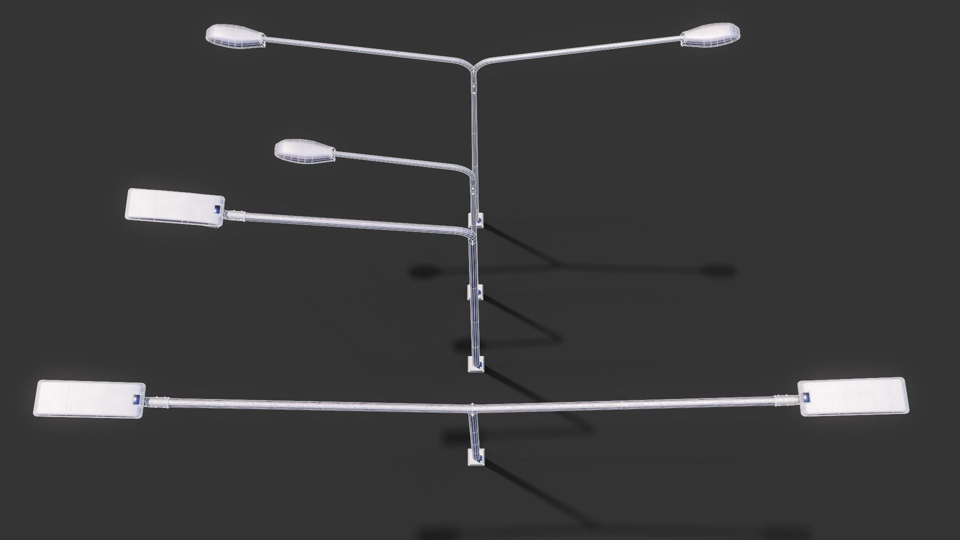 3D model Street Light Assets Pack VR / AR / low-poly | CGTrader