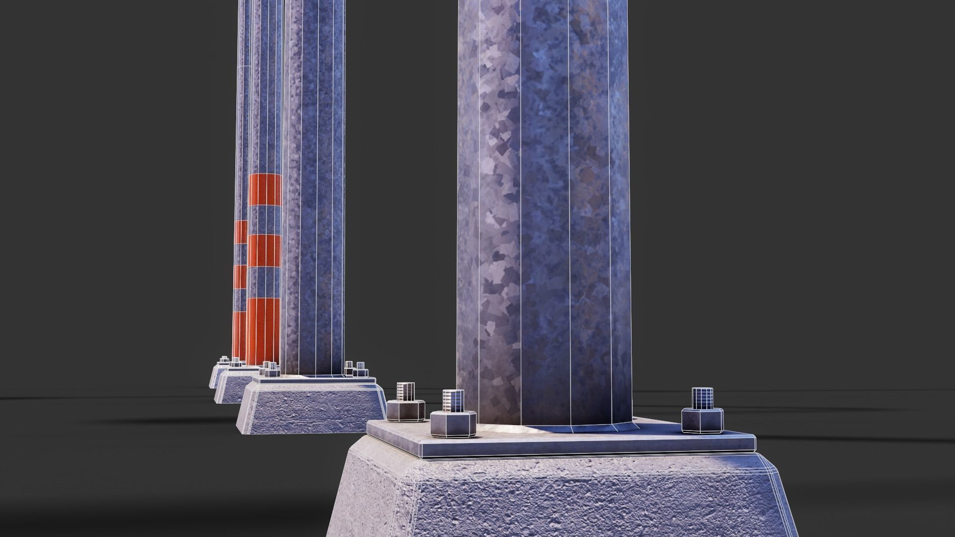 3D model Street Light Assets Pack VR / AR / low-poly | CGTrader