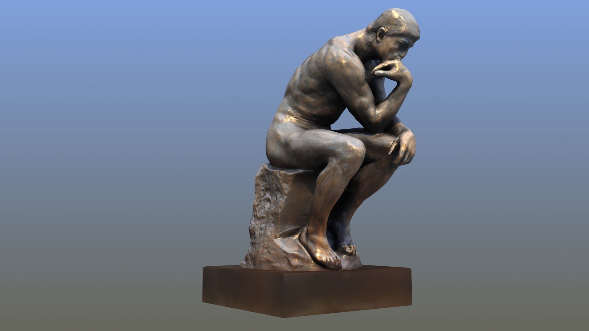 The Thinker 3D model | CGTrader
