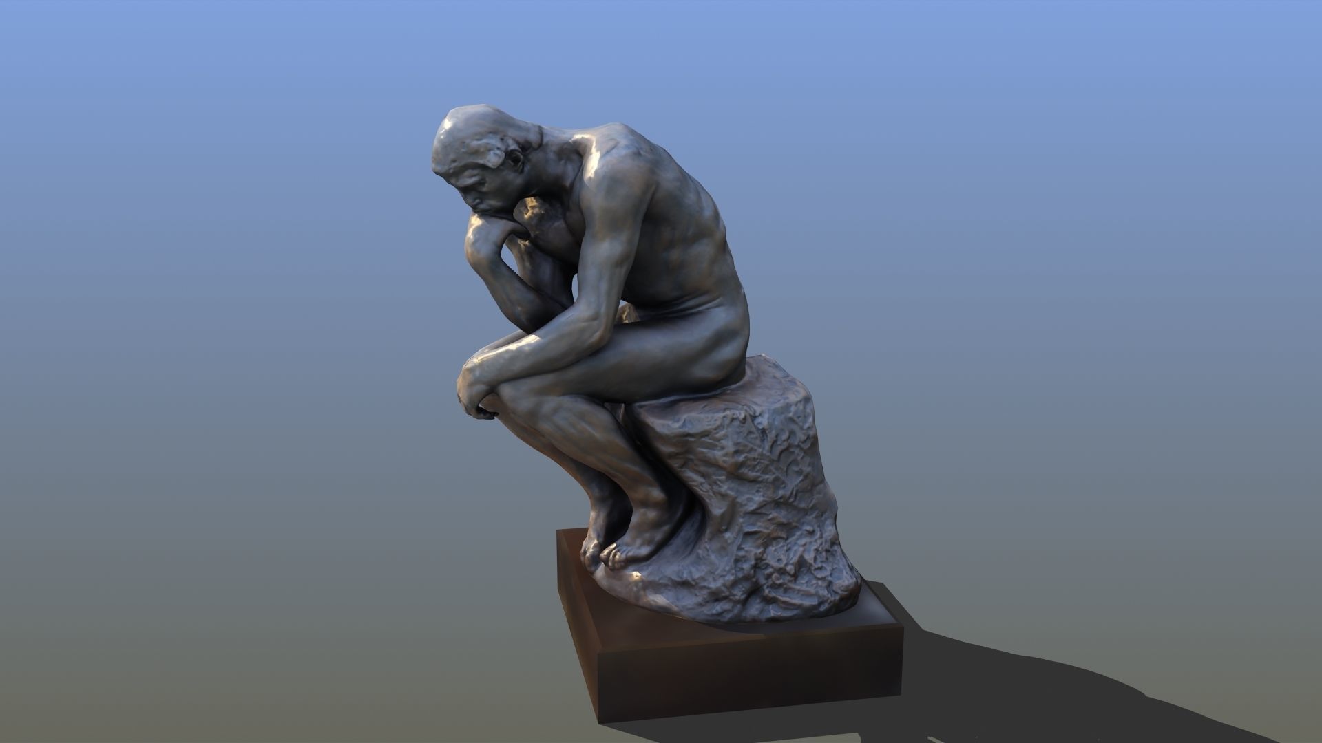 The Thinker 3D model | CGTrader