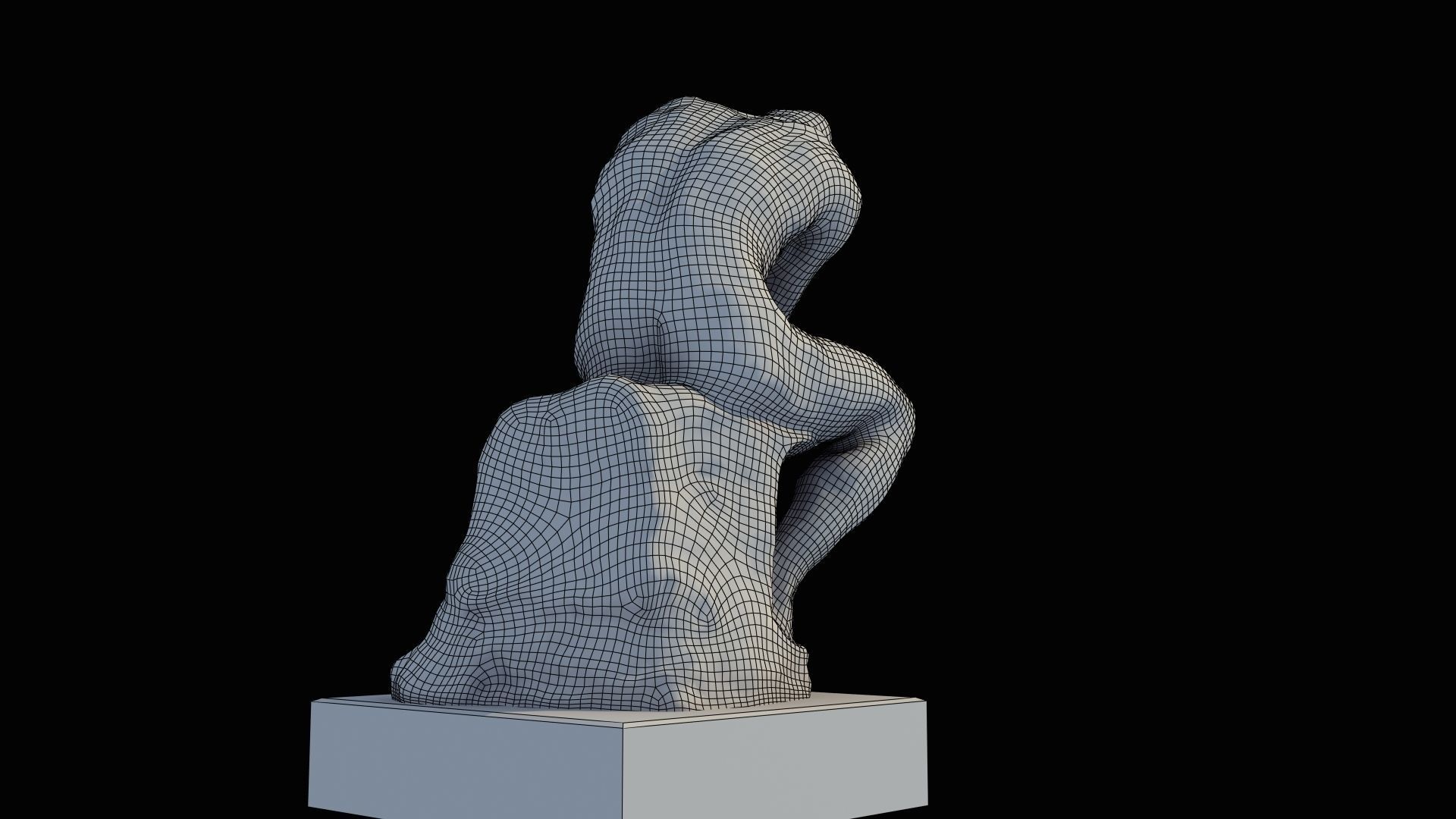 The Thinker 3D model | CGTrader