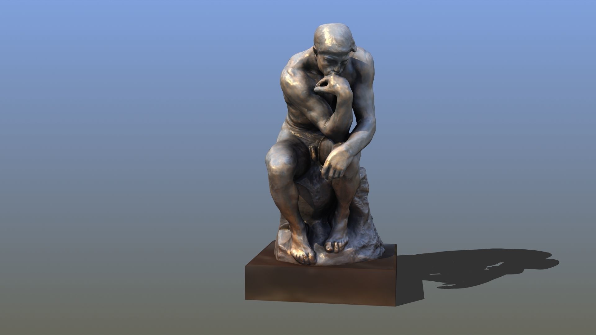 The Thinker 3D model | CGTrader
