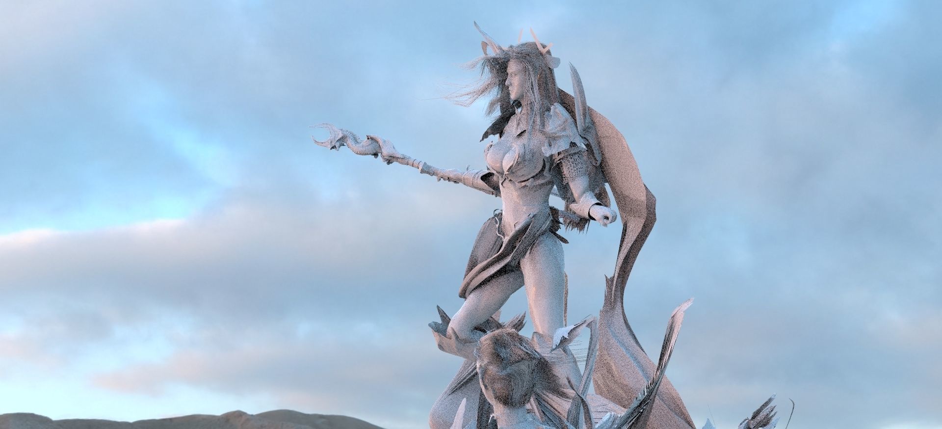 Swamp Cult Female 3D sketches models 3D model | CGTrader