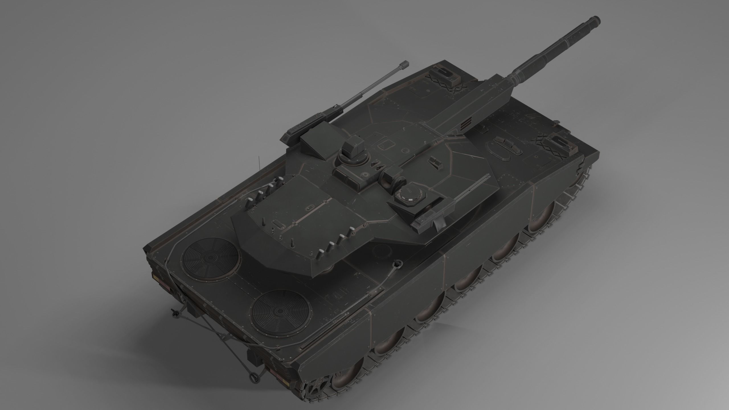 3D model Modern MBT T-118 Jaguar VR / AR / low-poly | CGTrader