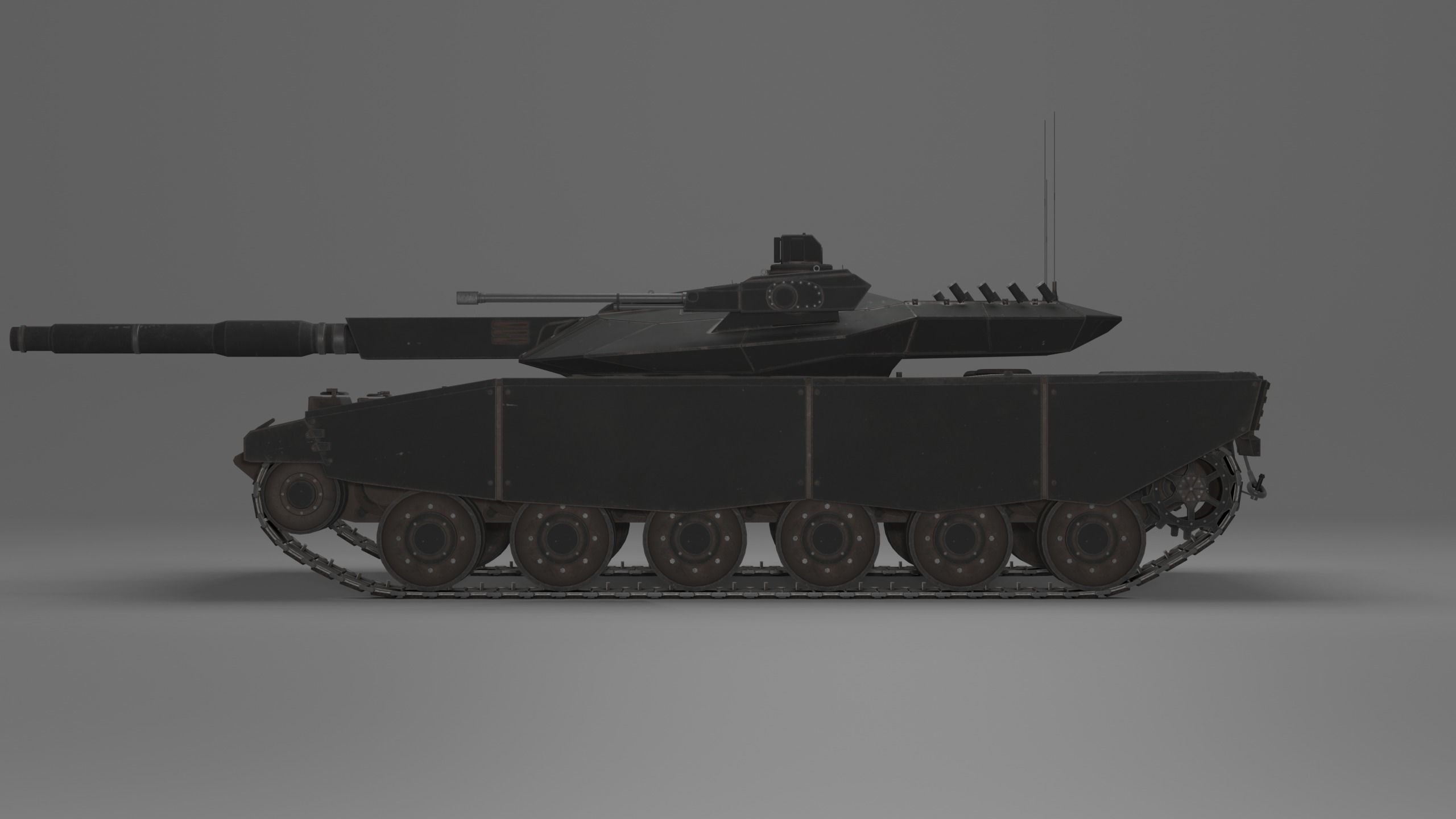 3D model Modern MBT T-118 Jaguar VR / AR / low-poly | CGTrader
