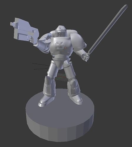 Galactic Crusader Paladin 3D Print 3D model 3D printable | CGTrader