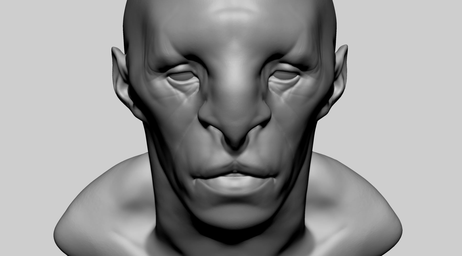 Creature Head v17 3D model | CGTrader