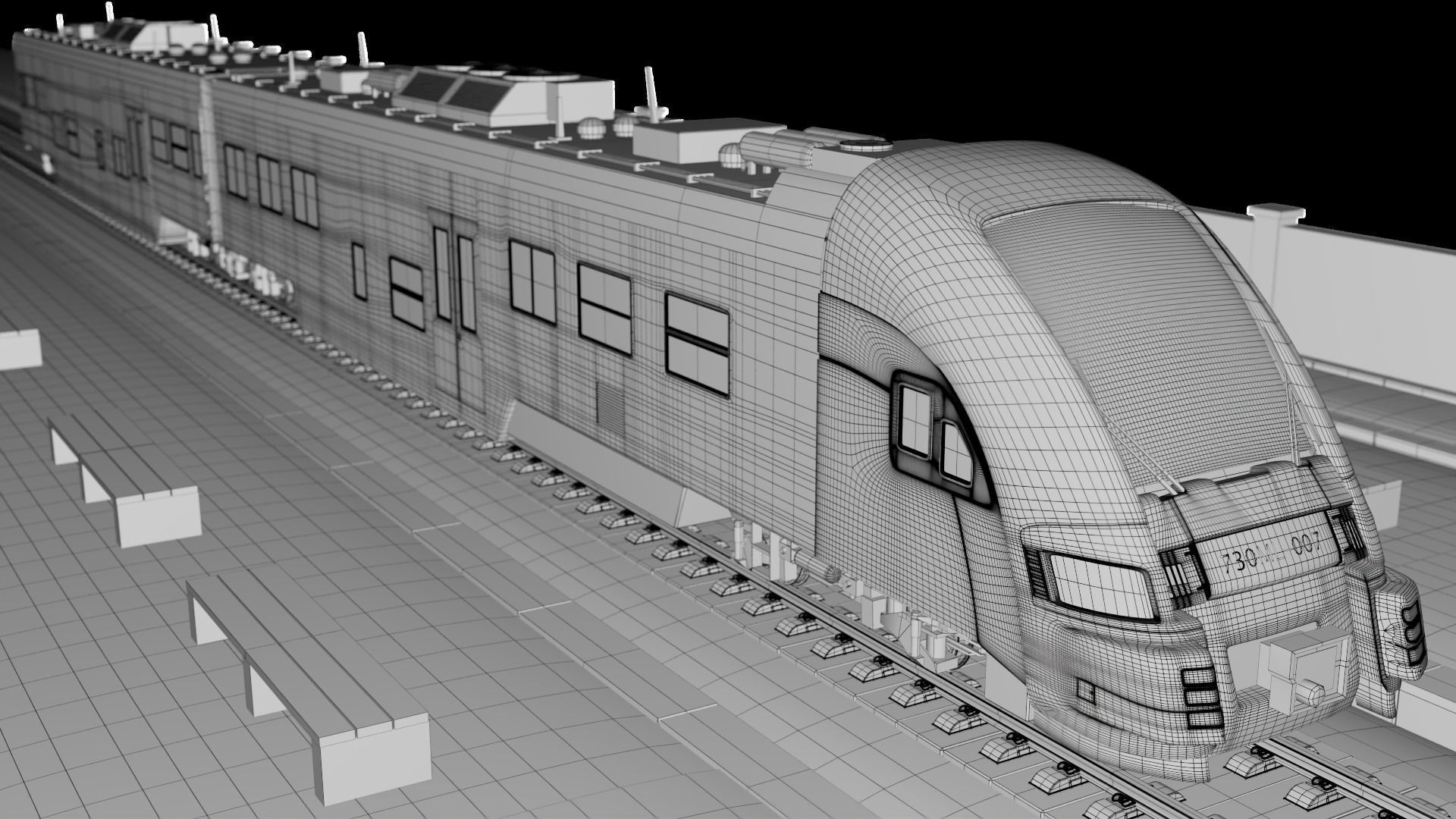 730ML Europe Express 3D model | CGTrader