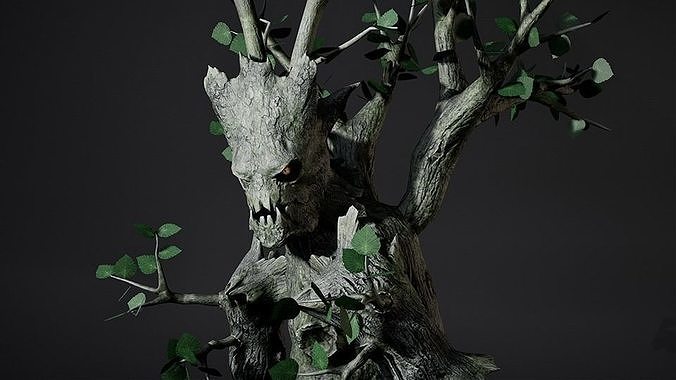 3D model Tree monster VR / AR / low-poly | CGTrader