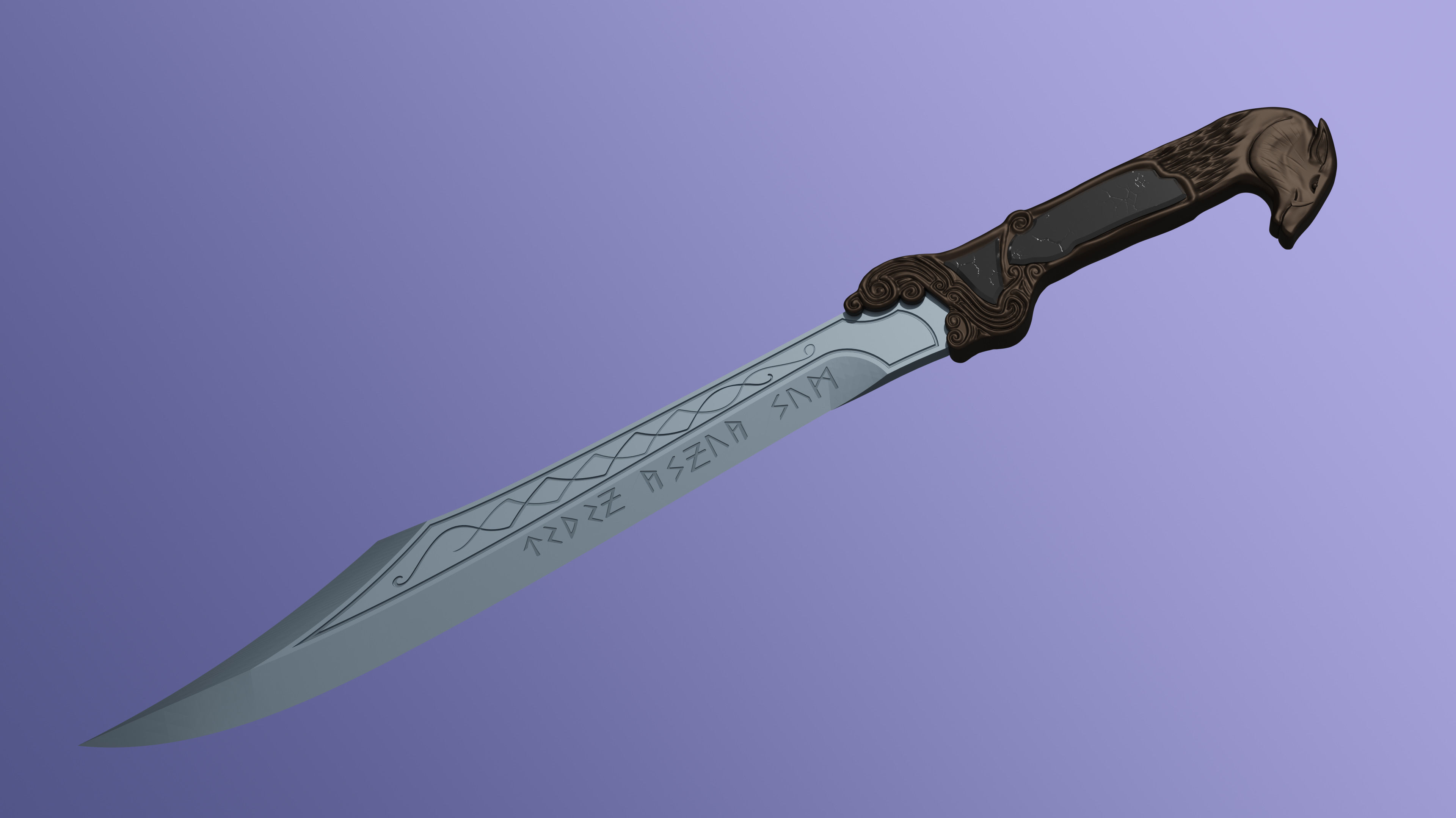 Loki sylvie sword cosplay 3d print 3D model 3D printable | CGTrader
