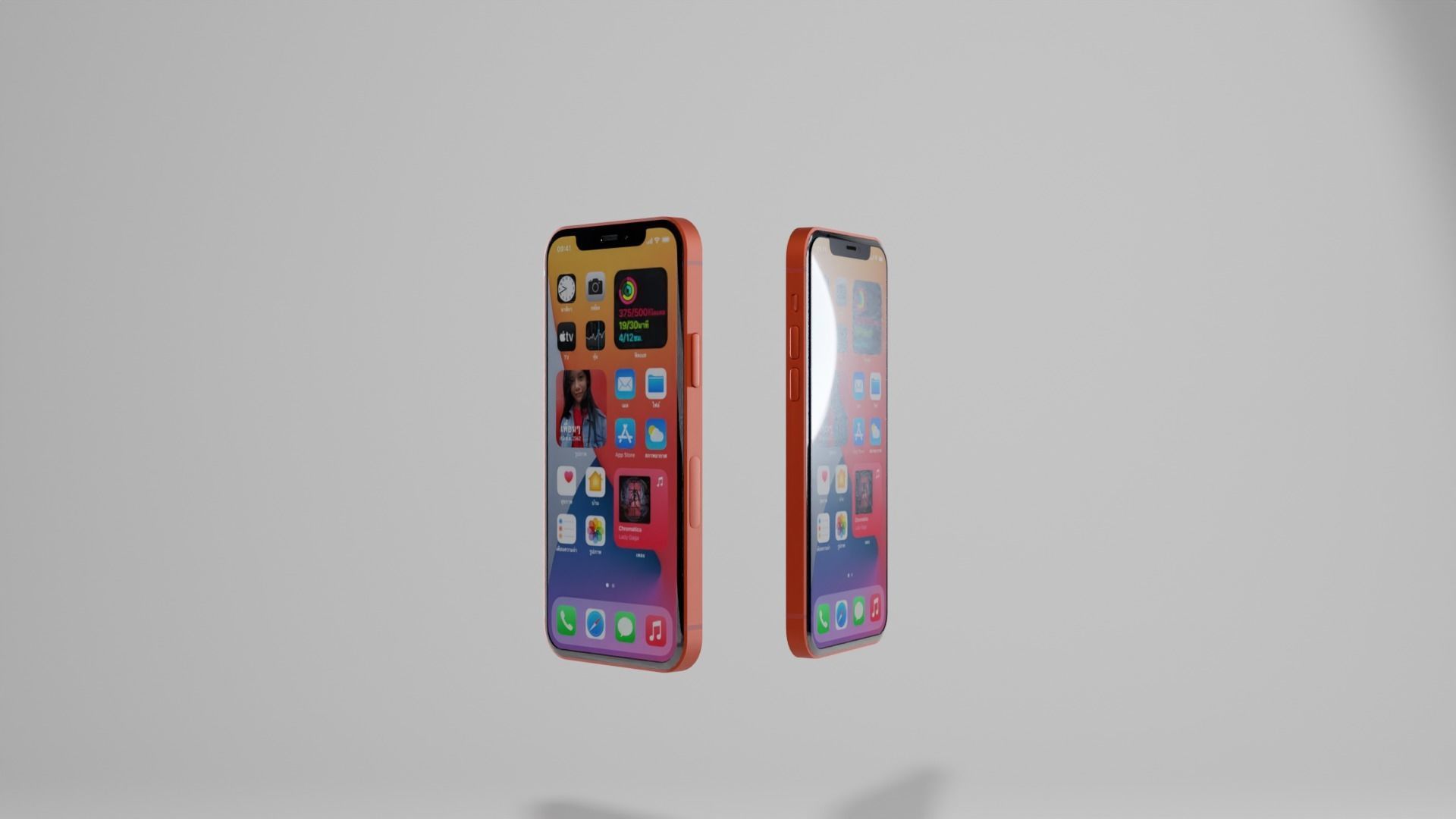 iPhone 12 mini and Blender Project file for editing free 3D model ...