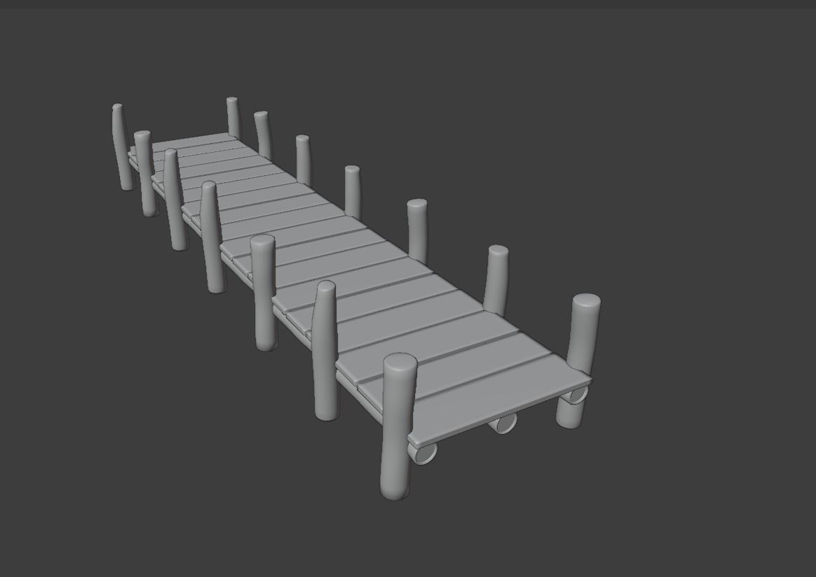 Pier Wood free VR / AR / low-poly 3D model | CGTrader