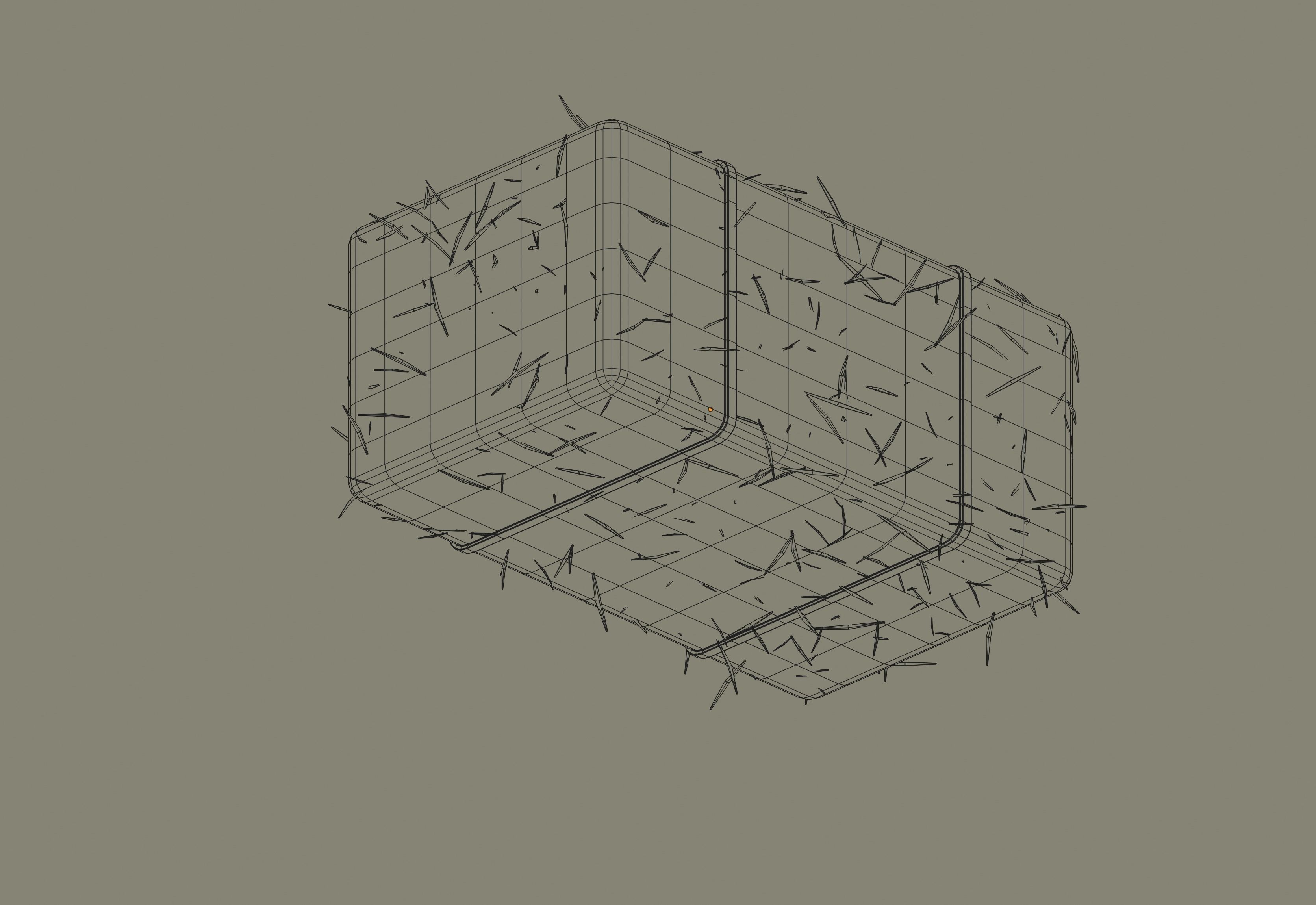 3D model Hay Block VR / AR / low-poly | CGTrader