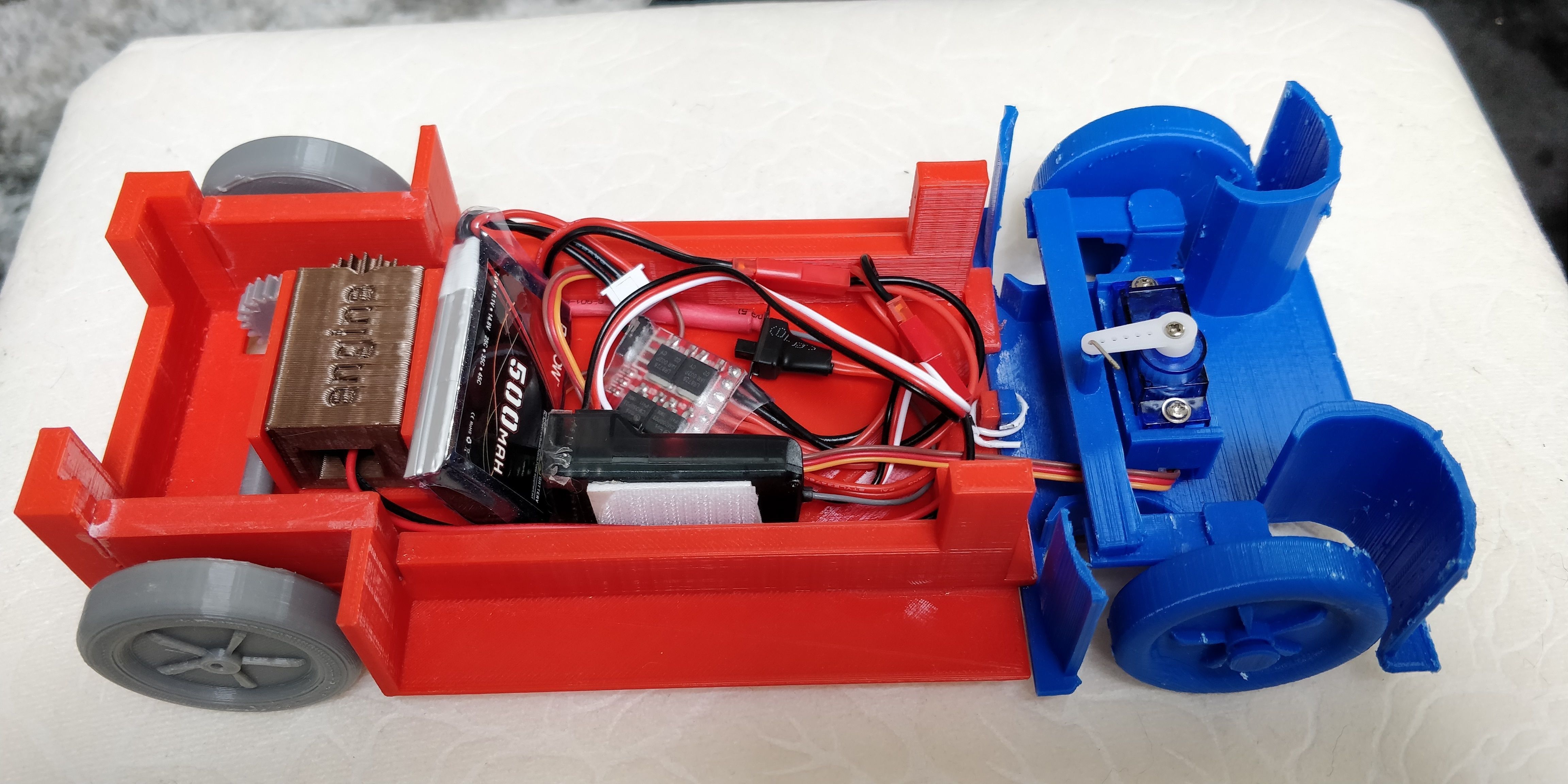 FULLY 3D PRINTED RC CAR 3D model 3D printable | CGTrader