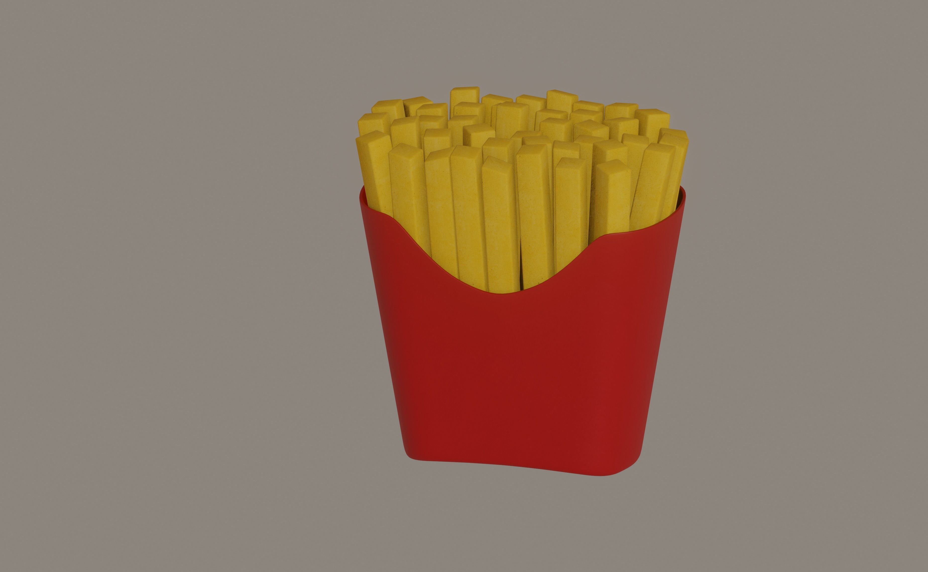 3D model French Fries VR / AR / low-poly | CGTrader