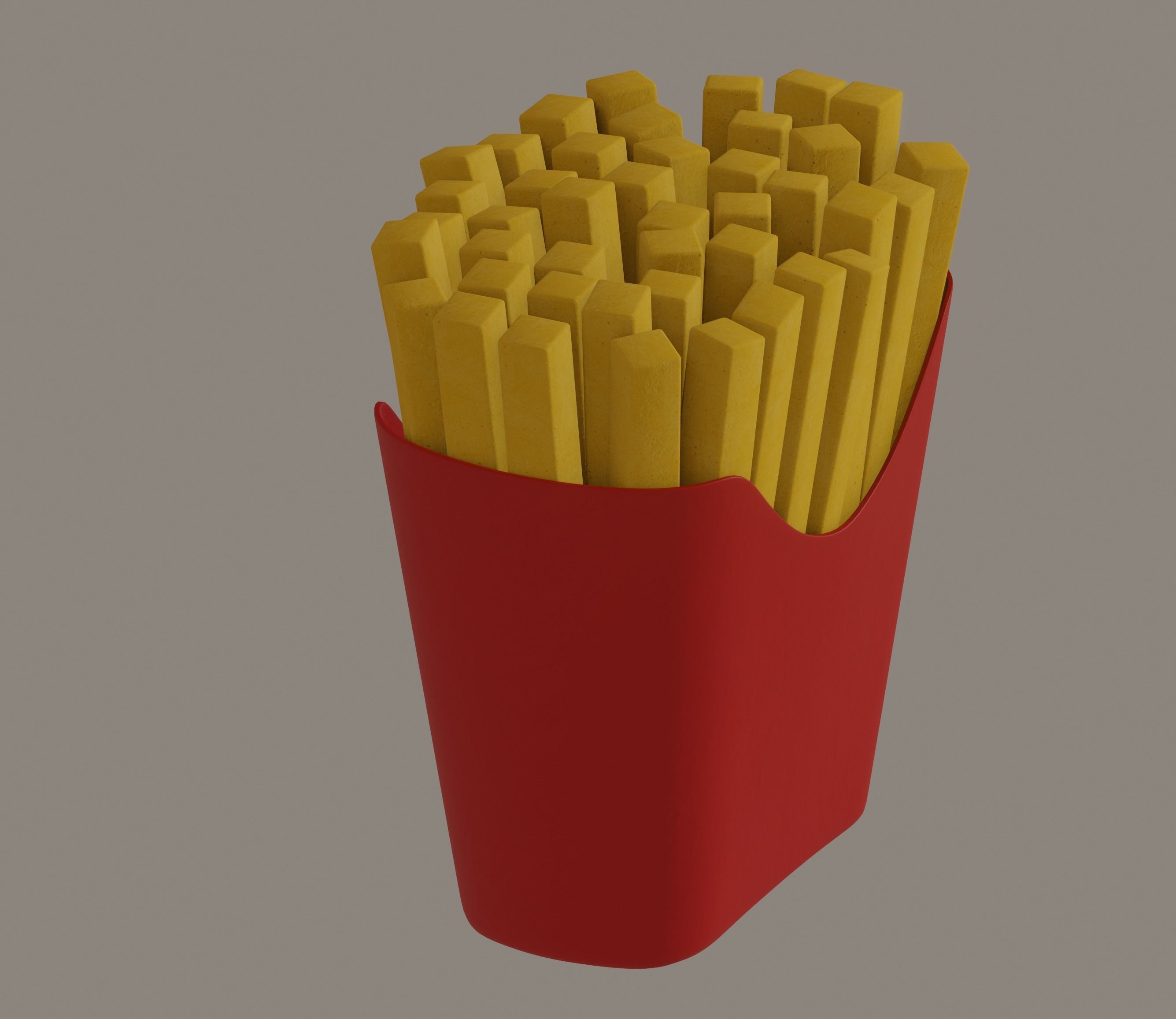3D model French Fries VR / AR / low-poly | CGTrader