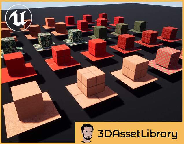 Fabrics Vol 1 For Unreal Texture | CGTrader