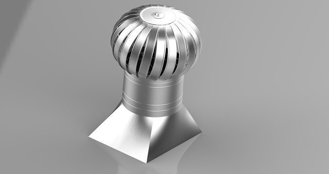 wind roof vent free 3D model | CGTrader