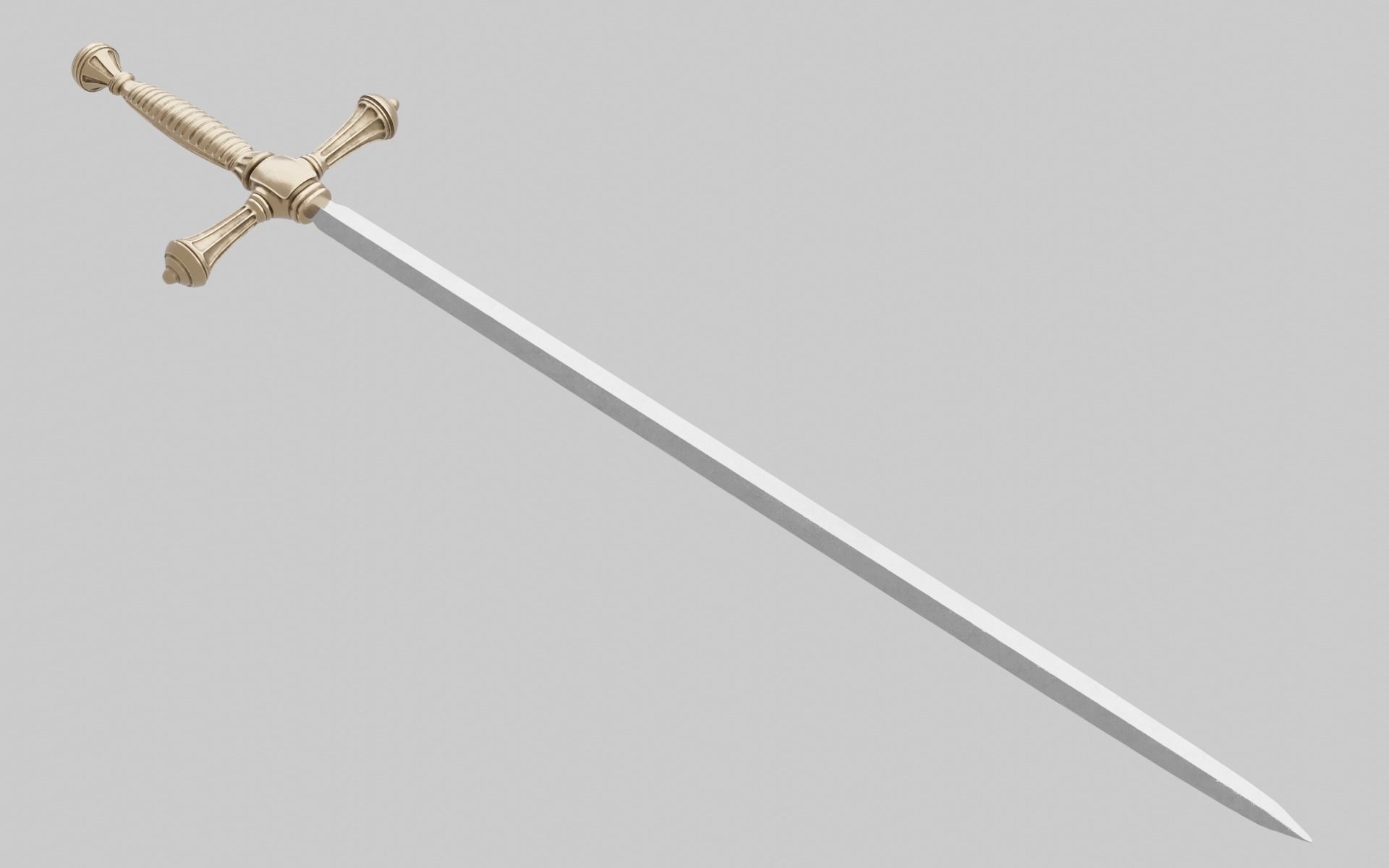 High-poly sword free 3D model | CGTrader