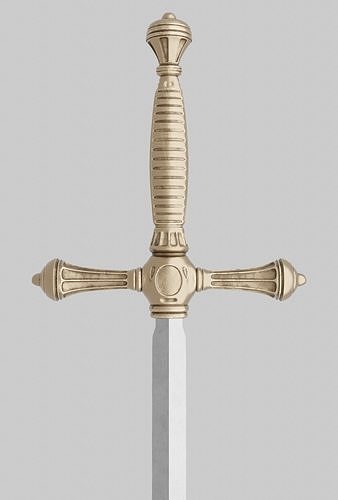 High-poly sword free 3D model | CGTrader