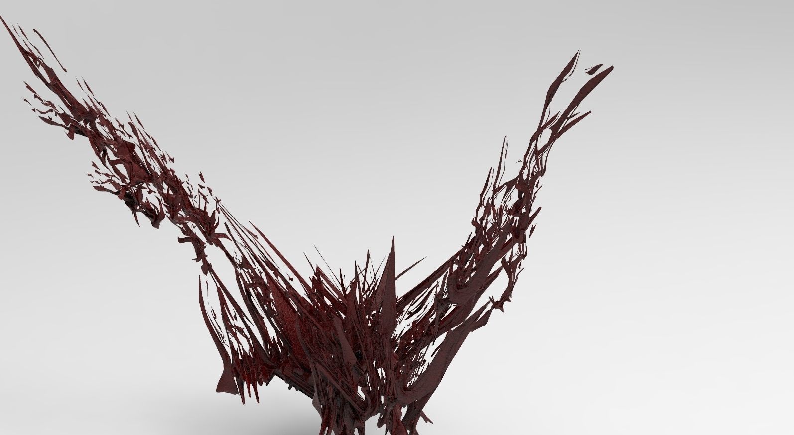 Shattered Blood Shards 3D model | CGTrader