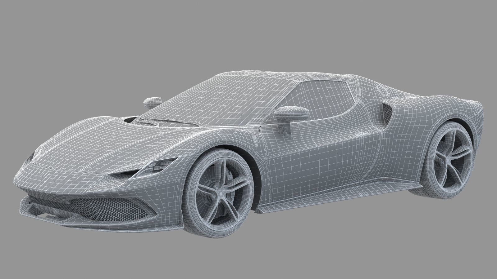 Ferrari 296 GTB 2022 3D model | CGTrader