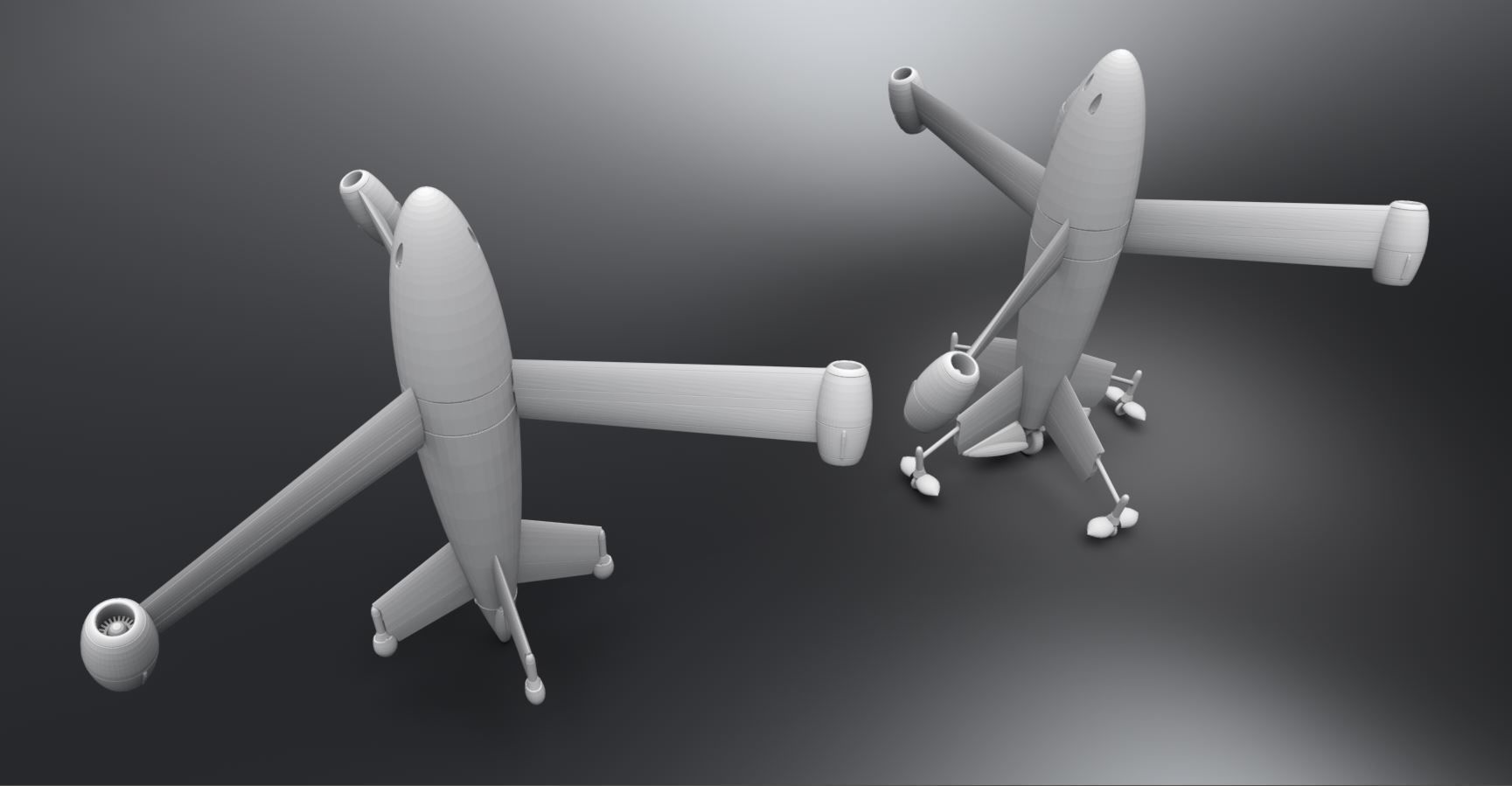 Thrust Wing hunter Scale Model 3D model 3D printable | CGTrader