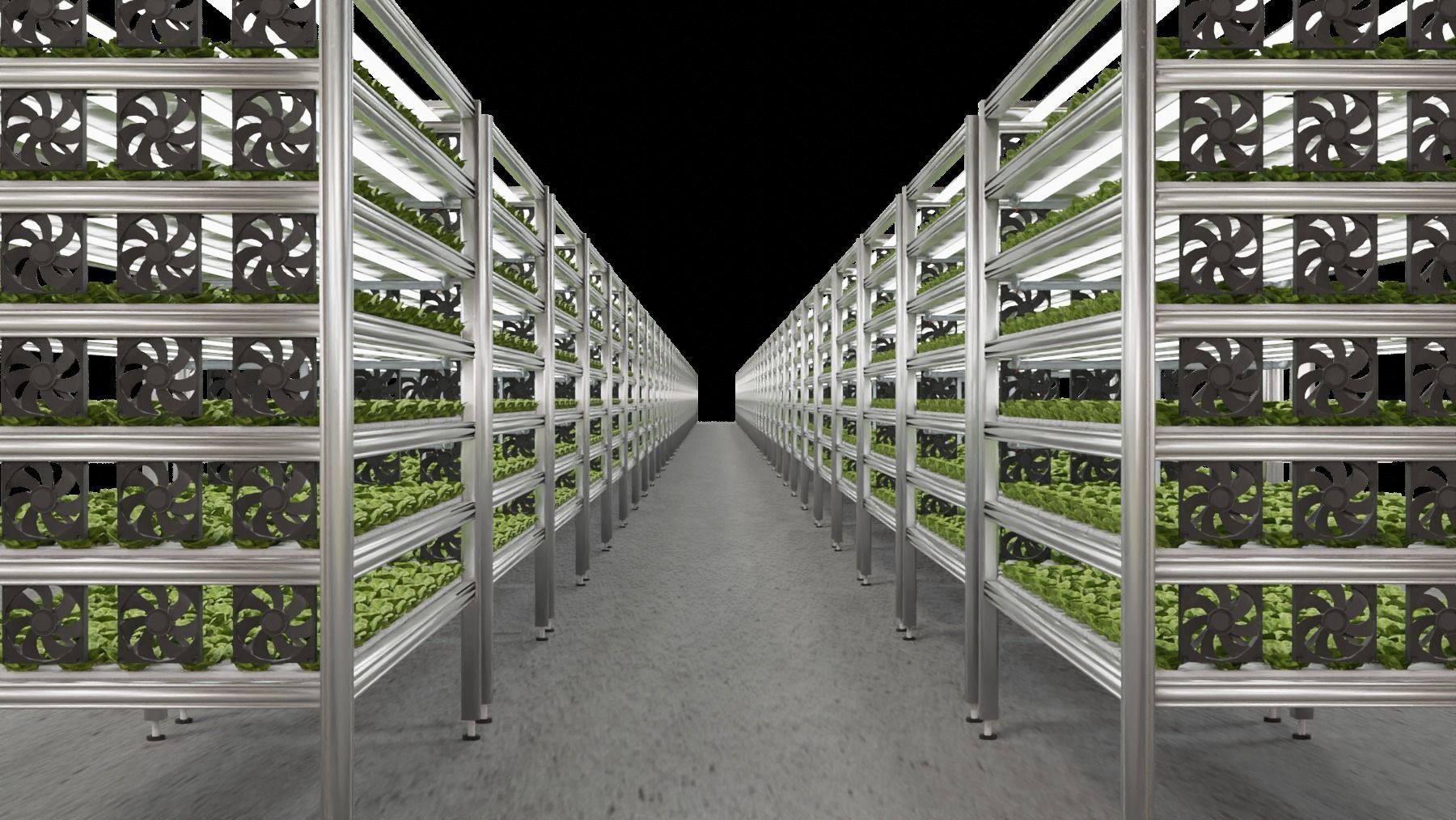 Vertical farm hydroponic 3D model | CGTrader