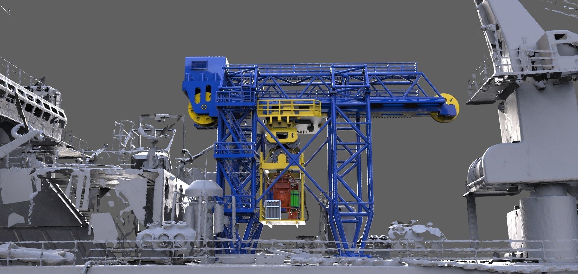 Handling Tower for Seabex One 3D model 3D printable | CGTrader