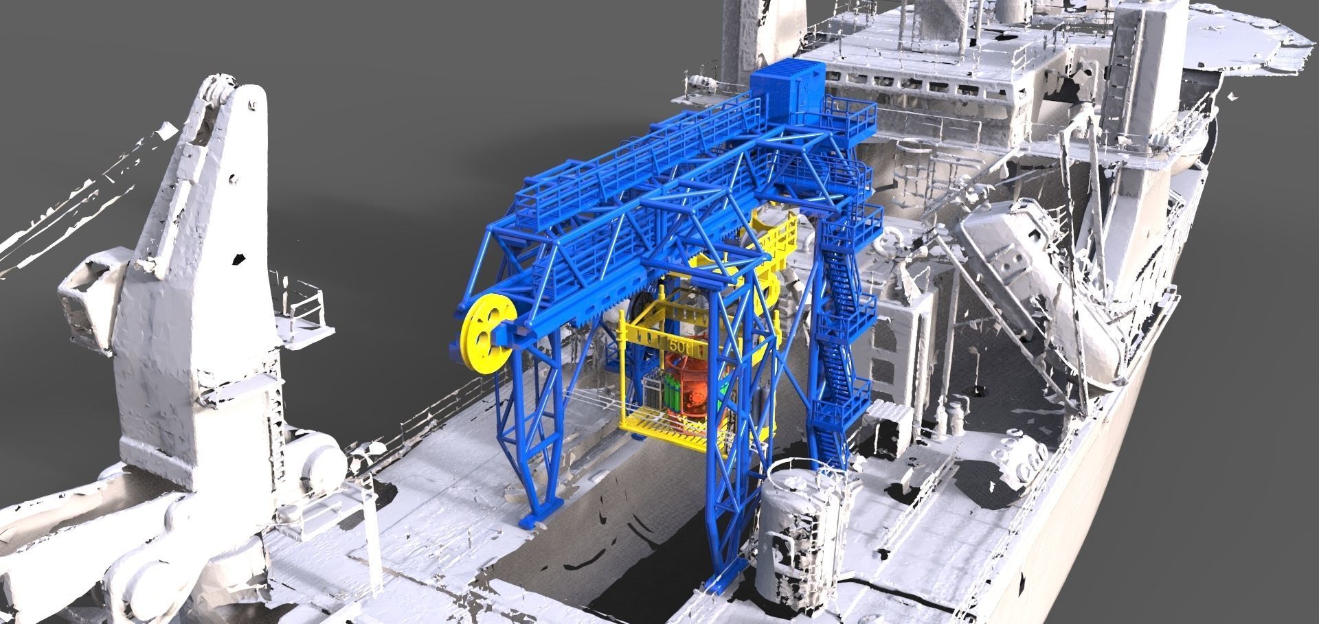 Handling Tower for Seabex One 3D model 3D printable | CGTrader