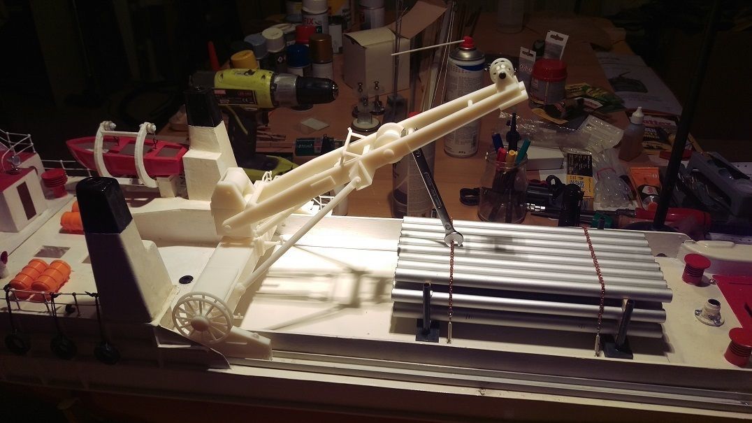 Crane for oil rig supplier Rembertiturm 3D model 3D printable | CGTrader