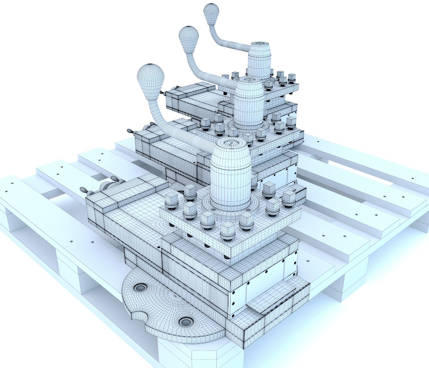 Turning Machine Tool Spare Parts - Collection 1 3D model | CGTrader