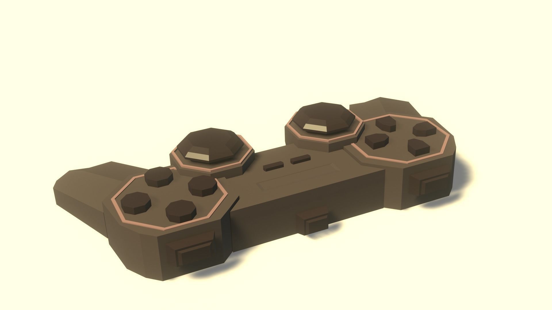 PS2 Controller 3D model animated | CGTrader