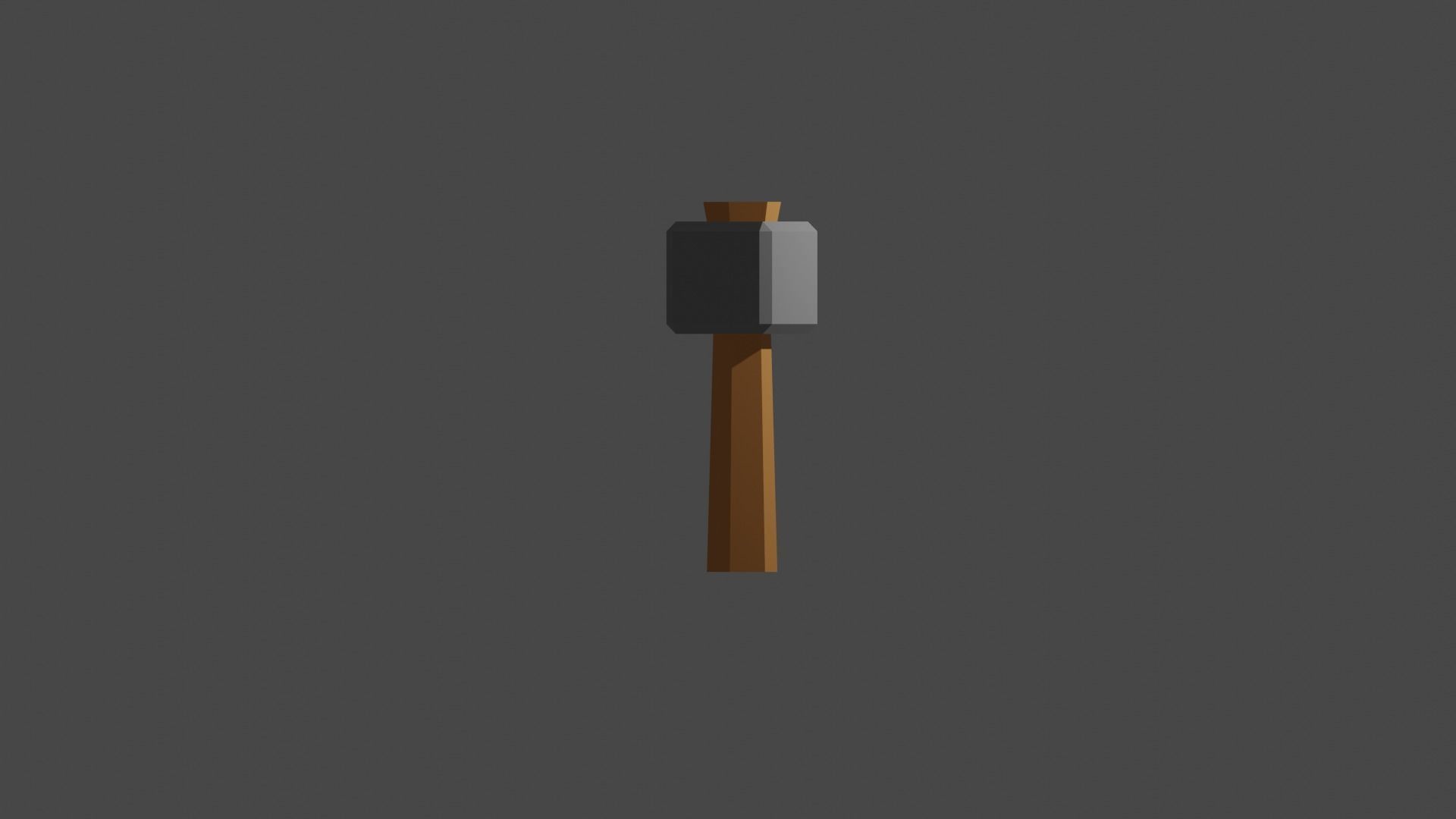 low poly hammer 3d model Free free VR / AR / low-poly Texture | CGTrader