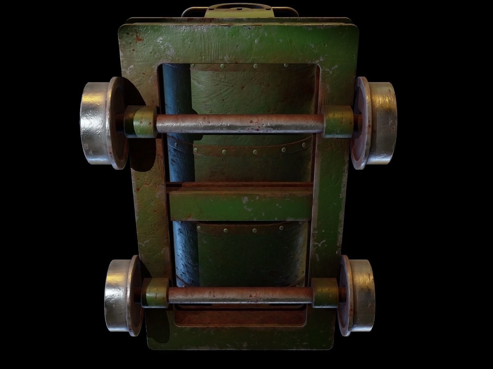 3D model Mining cart VR / AR / low-poly | CGTrader