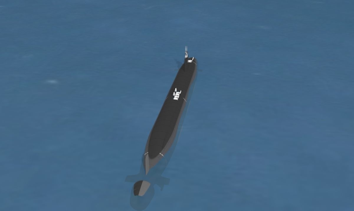 Virginia Class SSGN 802 USS Oklahoma 3D model rigged | CGTrader