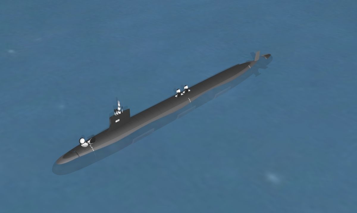 Virginia Class SSGN 802 USS Oklahoma 3D model rigged | CGTrader
