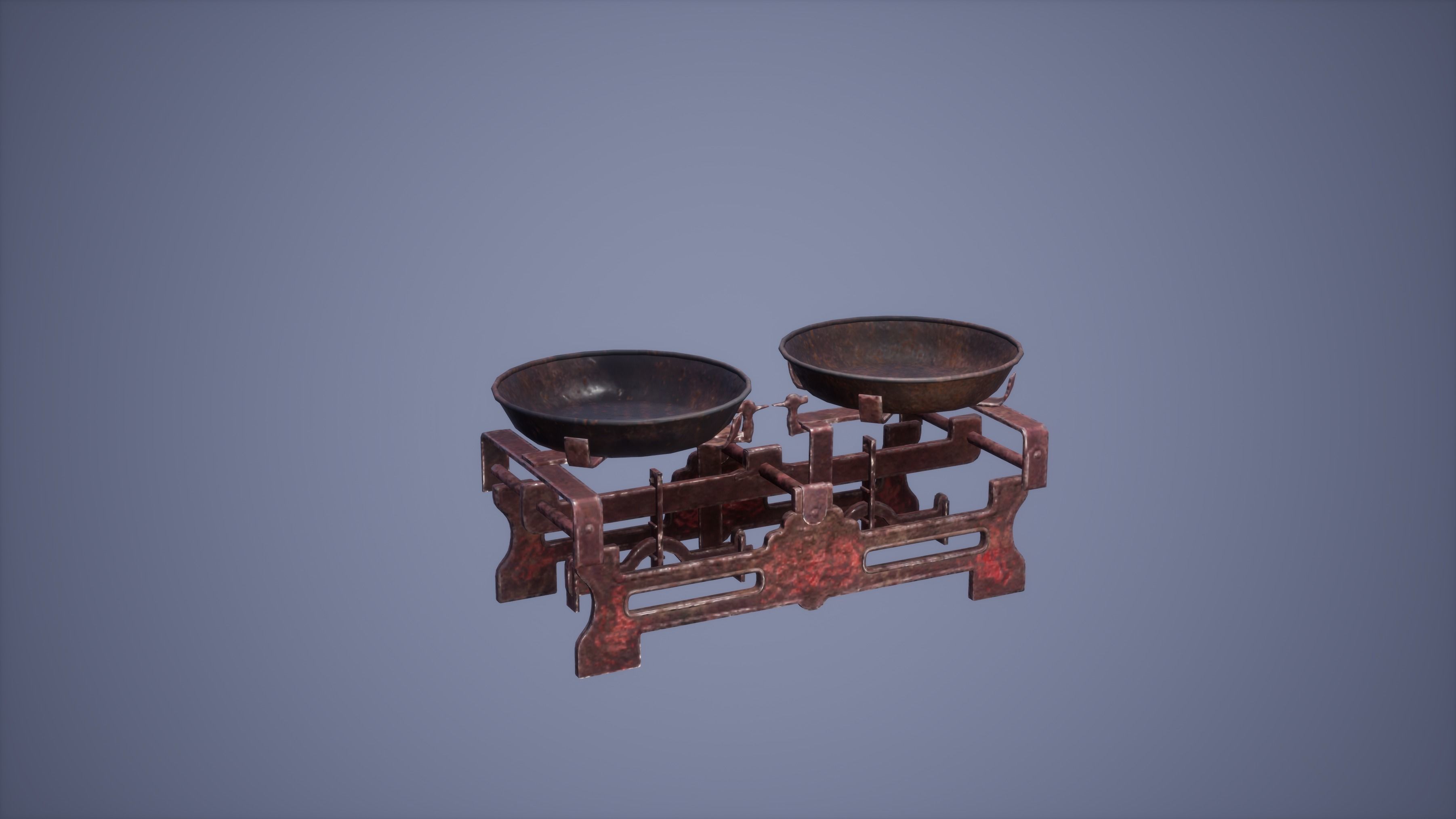 3D model Old Scales Low Poly Game Ready VR / AR / low-poly | CGTrader