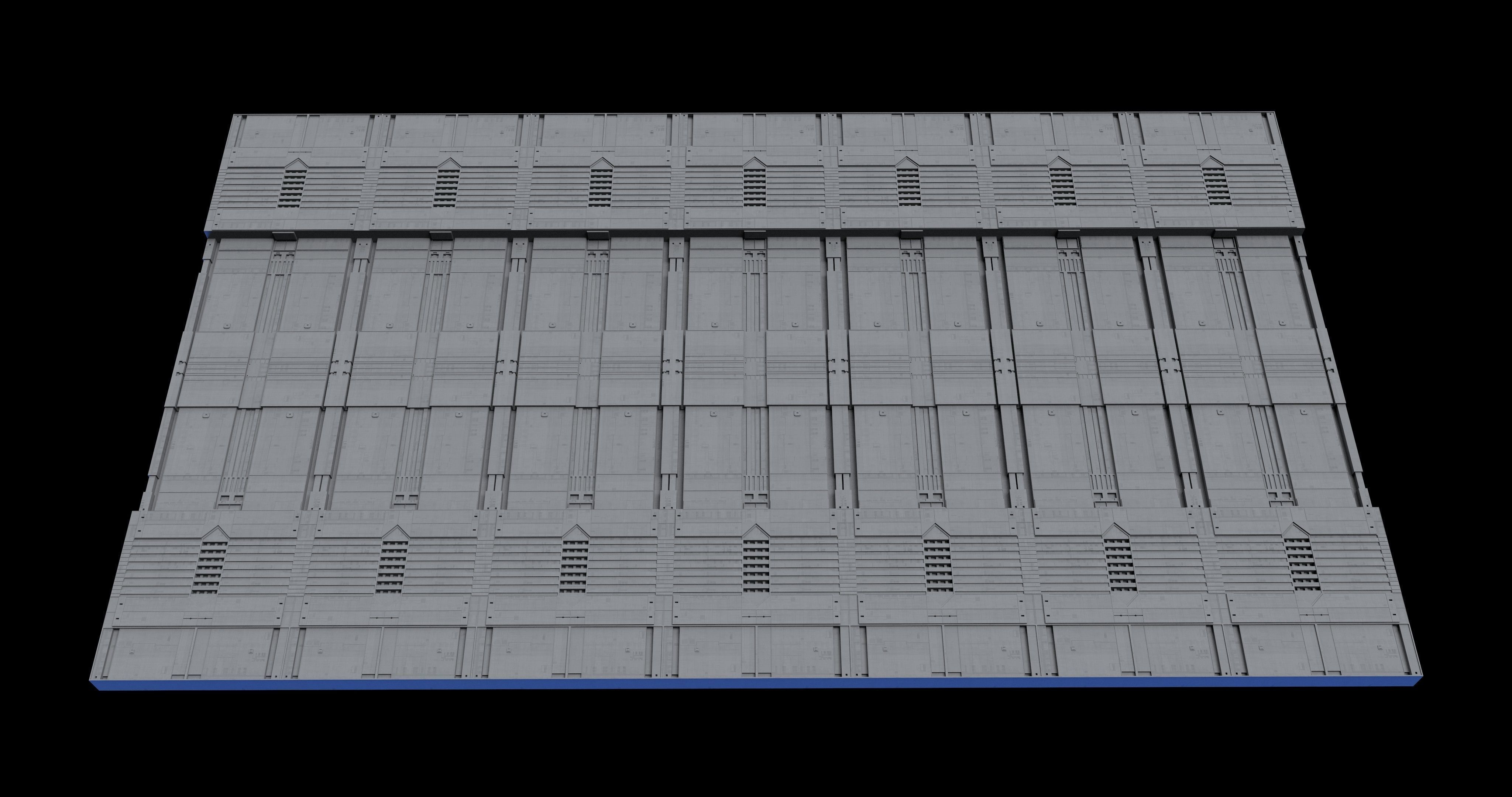 3D model Sci-Fi Panel Kitbash VR / AR / low-poly | CGTrader